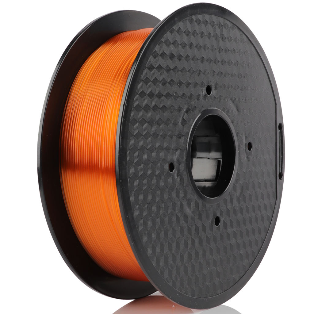Fused Materials Transparent Orange PETG 3D Printer Filament – 1kg Spool ...
